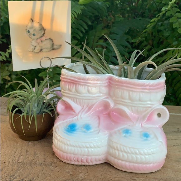 Vintage | Accents | Vintage Baby Planter Baby Nursery Decor New Baby ...